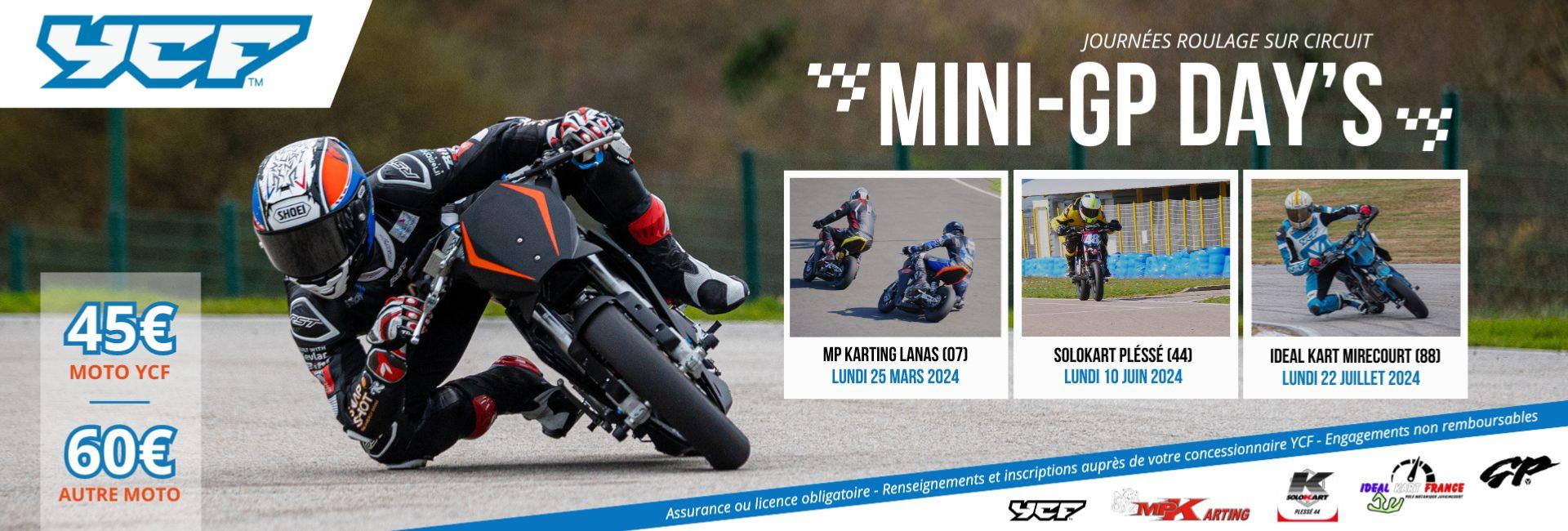 Réseau YCF : Dirt Bike, Pit Bike, Mini Mx, Mini SM et pièces détachées