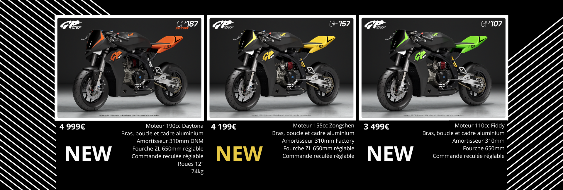 Réseau YCF : Dirt Bike, Pit Bike, Mini Mx, Mini SM et pièces détachées